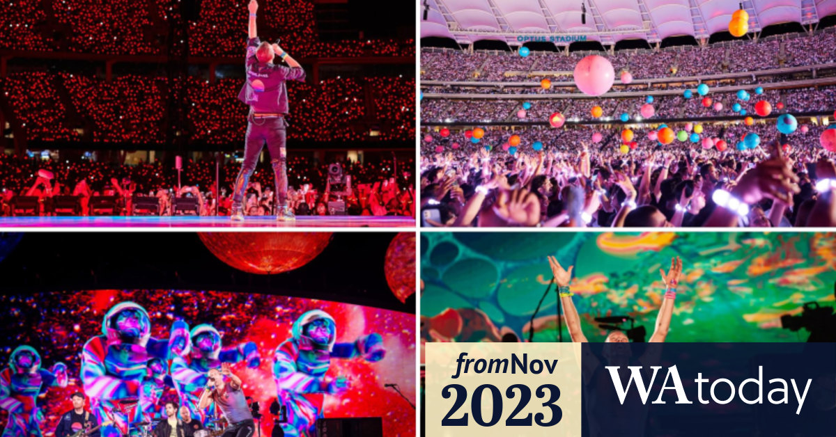 Coldplay concert Perth: Sparks fly in electric performance