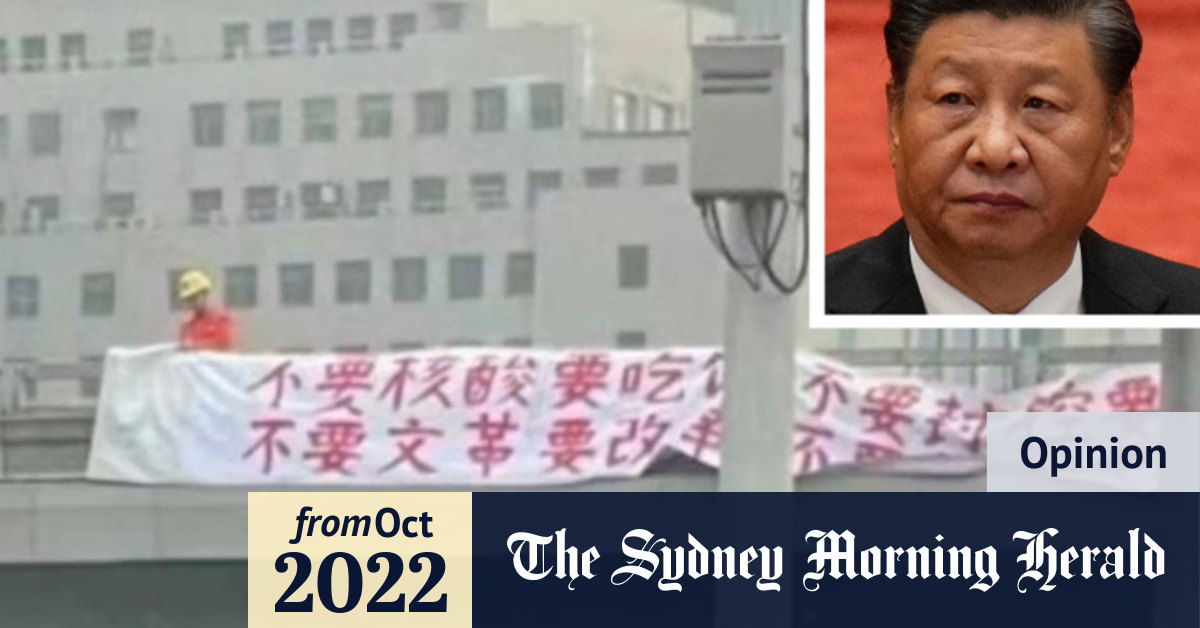 Peng Lifa China protest illustrates Xi Jinping’s insecurity