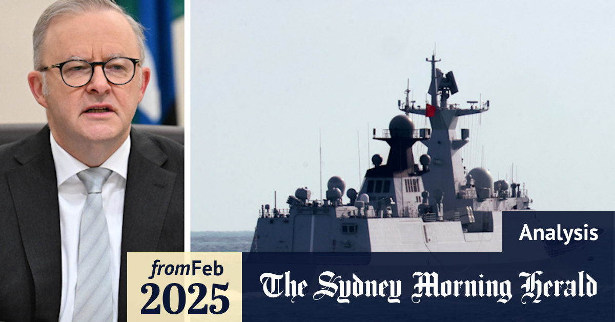 Chinese warships: ADF capabilities were tested, and they’ve failed