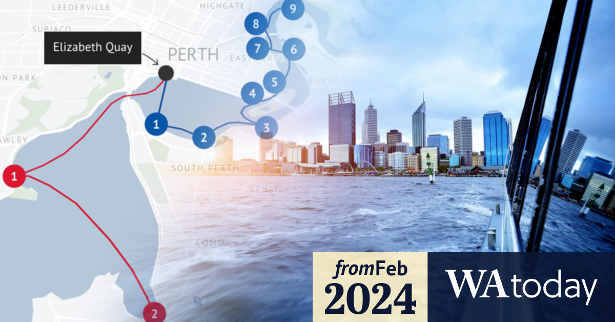 Perth public transport: Plans for ferry network to become ‘Metronet on ...