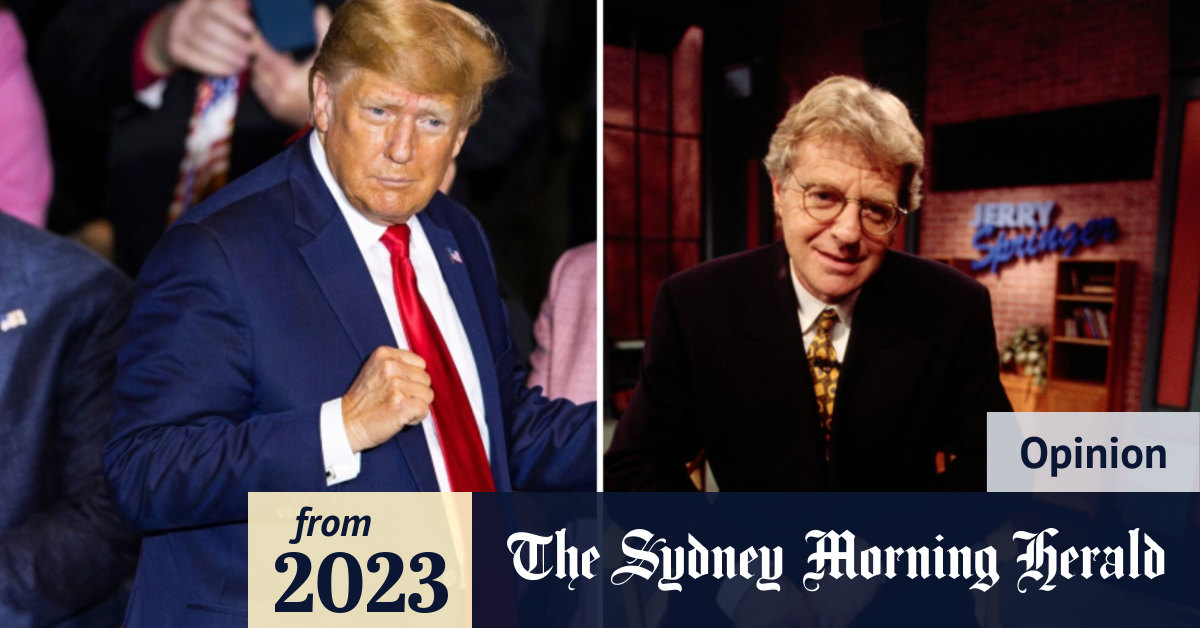 Talk show host Jerry Springer cleared the way for Donald Trump