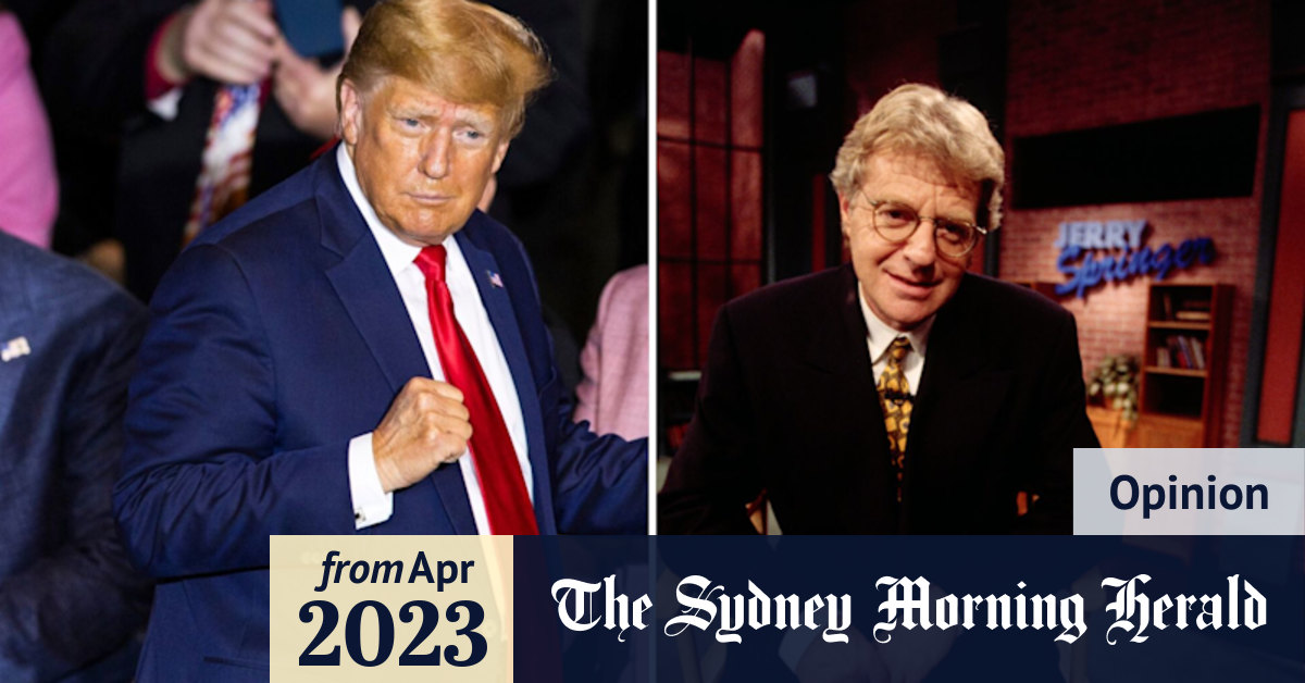 Talk show host Jerry Springer cleared the way for Donald Trump