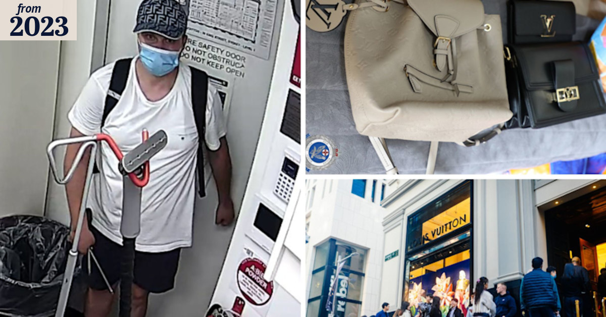 Michael Tasker sentenced over Louis Vuitton theft