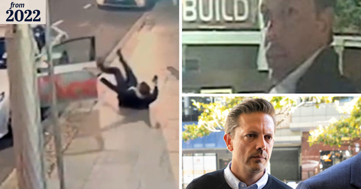 Mirvac executive Brett Henson denies stealing taxi from Sydney CBD street