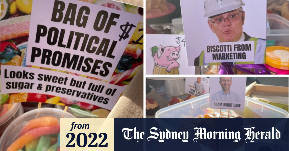 Election 2022: Sydney polling booths serve up feast of politican puns