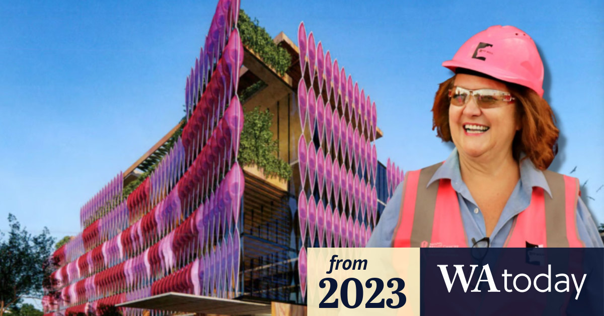 Gina Rinehart paints the town pink with West Perth HQ revamp