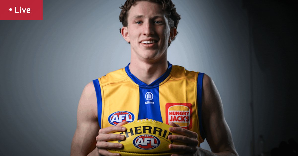 AFL Draft 2025 night one as it happened: Willem Duursma selected first ...