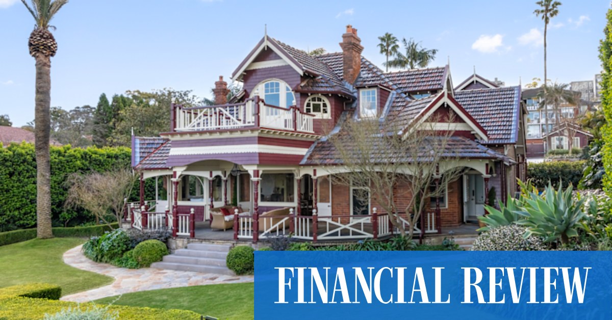 Lisa Wilkinson and Peter Fitzsimons sell Cremorne home for about $23m