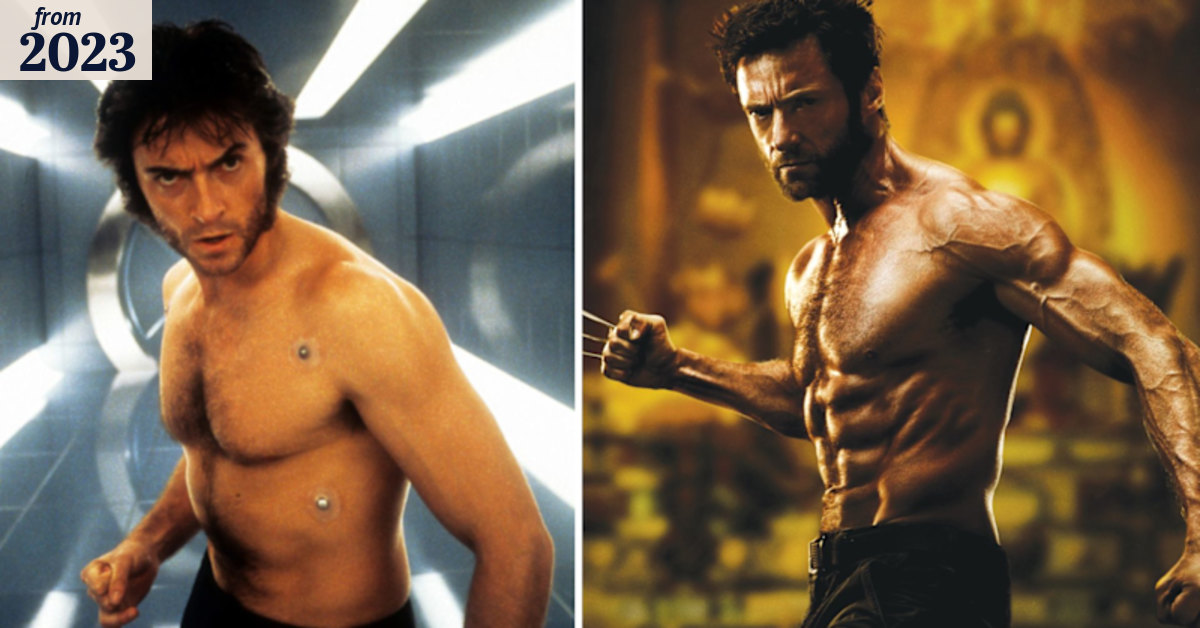 Hugh Jackman as Wolverine shows how much men’s body ideals have changed