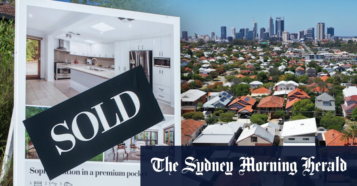 Perth house prices: Median house prices on track to hit $1 million by ...