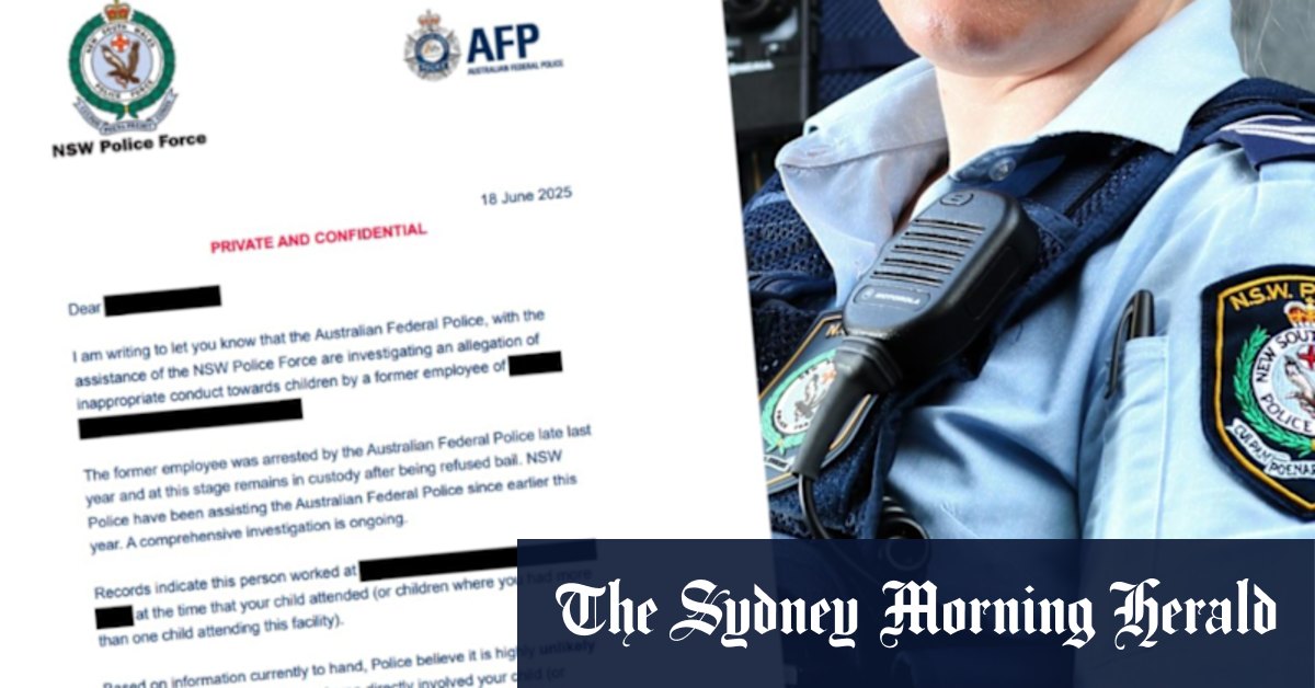 NSW Police, AFP issue more than 1200 letters over man’s alleged child ...