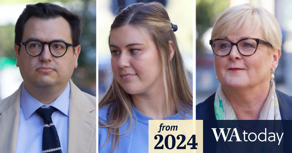 Brittany Higgins in Perth for Linda Reynolds mediation