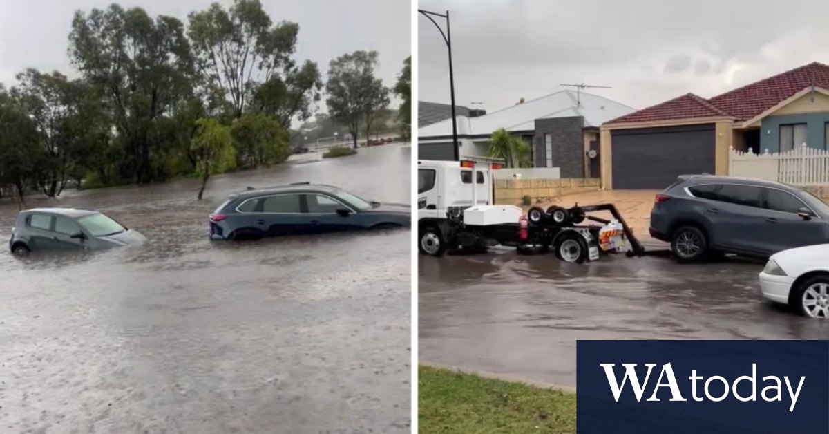 Perth weather: Floods, thunderstorms in northern suburbs; Ocean Keys ...
