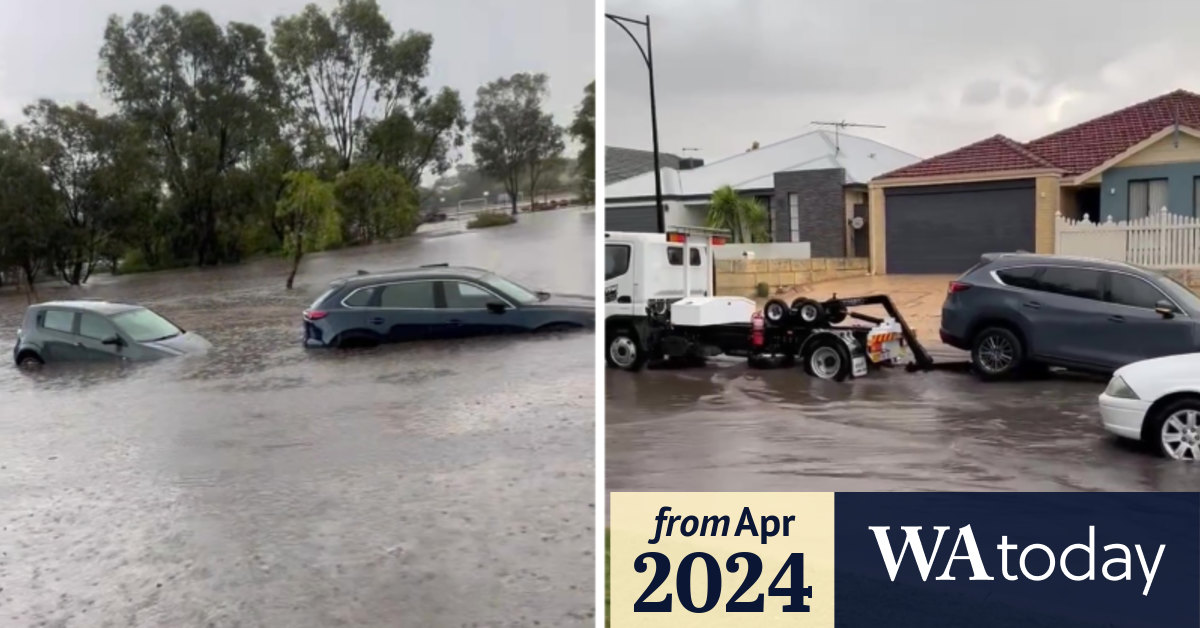 Perth weather: Floods, thunderstorms in northern suburbs; Ocean Keys ...