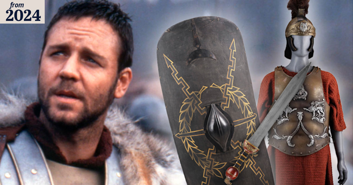 Russell Crowe Gladiator auction in LA