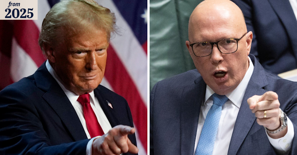 Trump Gaza: Peter Dutton praises US President as a ‘big thinker’