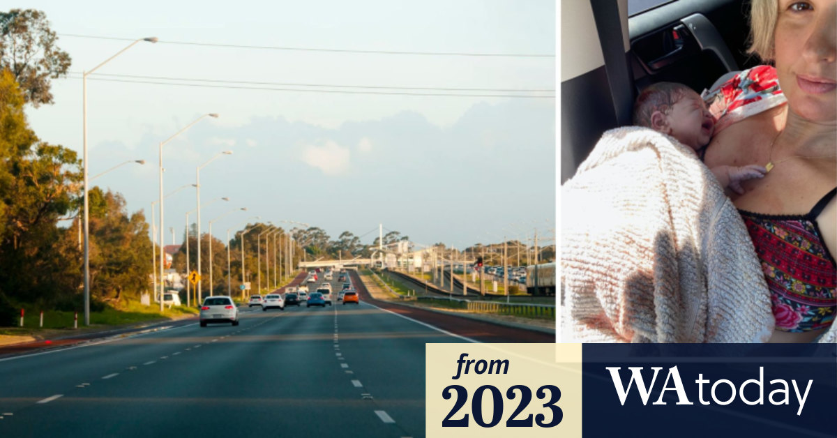 ‘I think it’s happening’: Baby born in emergency lane of Perth freeway