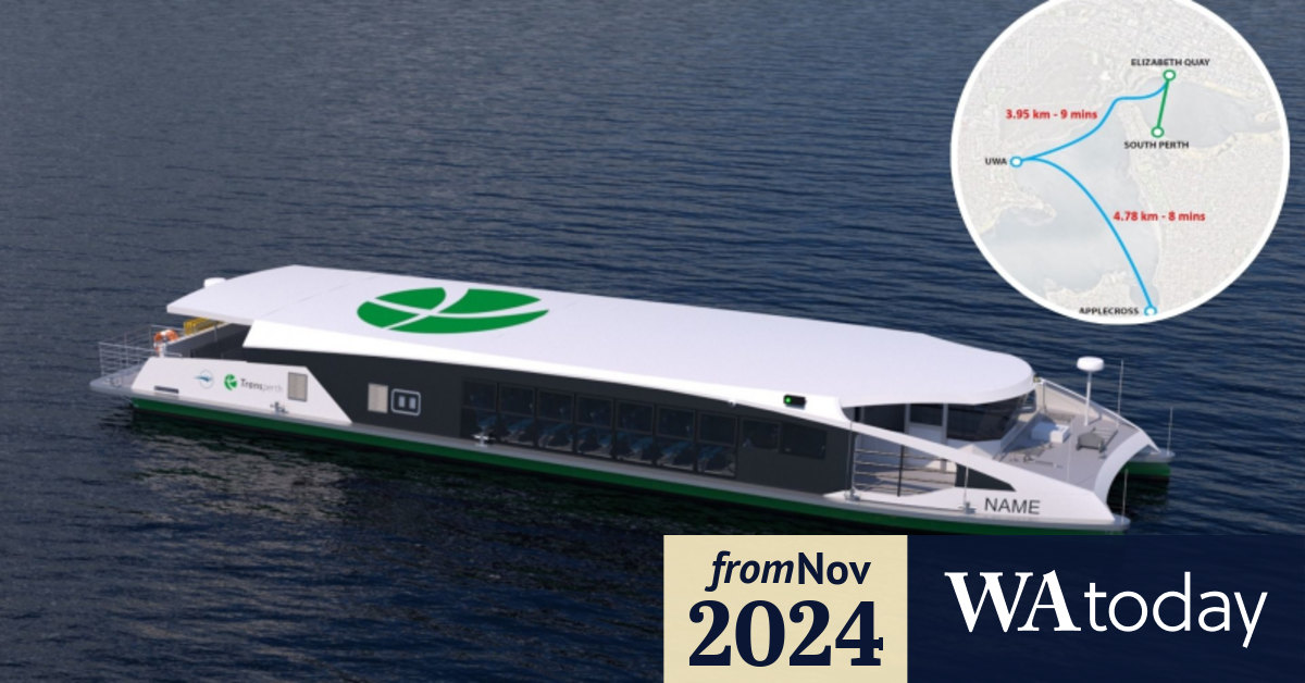 Perth’s new ferry network expansion revealed