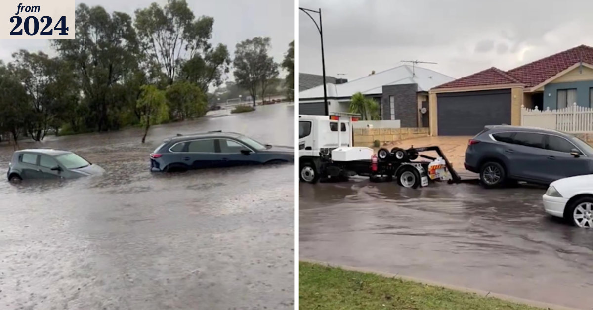 Perth weather: Floods, thunderstorms in northern suburbs; Ocean Keys ...
