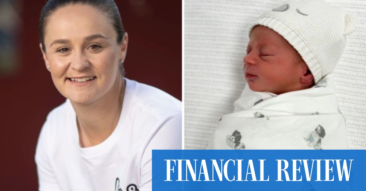Ash Barty baby boy: Australian tennis star welcomes first child Hayden ...