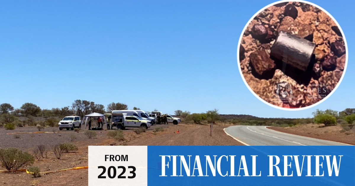 Rio Tinto’s missing radioactive nuclear capsule found on side of West ...