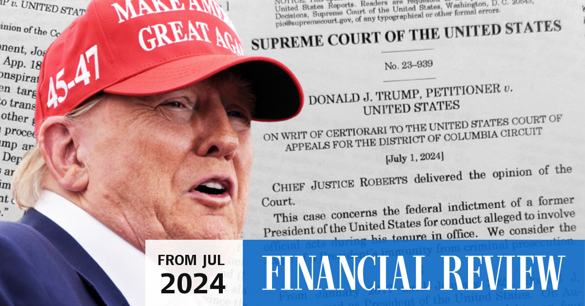 Trump immunity: Reactions to the Supreme Court ruling on Donald Trump’s ...