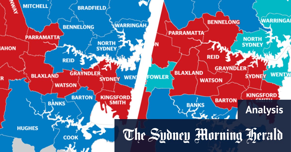Election 2022 results: How Sydney’s seat have changed from Tony Abbot’s ...