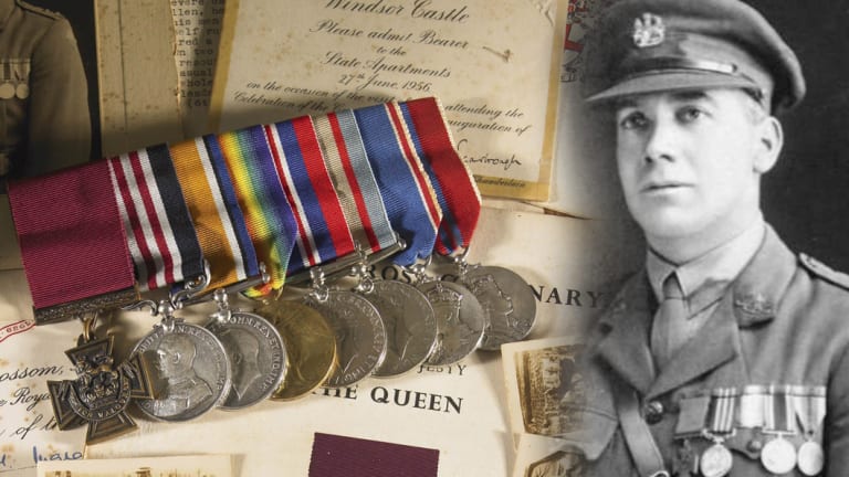 The last Australian Victoria Cross medal from WWI was sold to pay phone ...