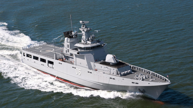 Germans circle navy’s corvette warship plan