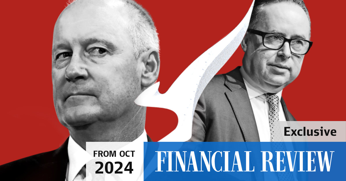 Joe Aston Qantas book: How Richard Goyder let Alan Joyce fly Qantas ...