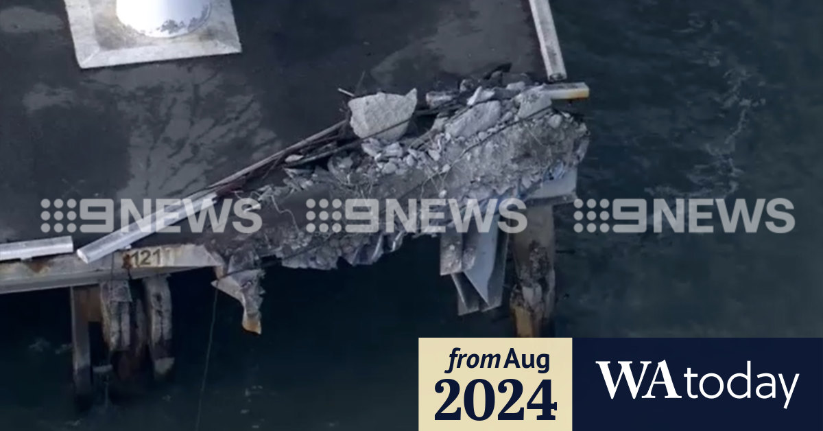 The Leeuwin crash Fremantle: Maersk container ship hits Perth’s beloved ...