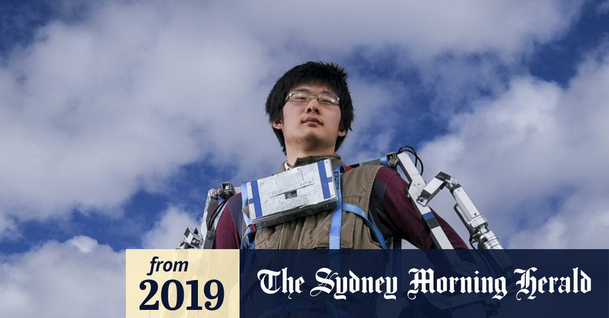 Alan's exoskeleton 'suit of armour'