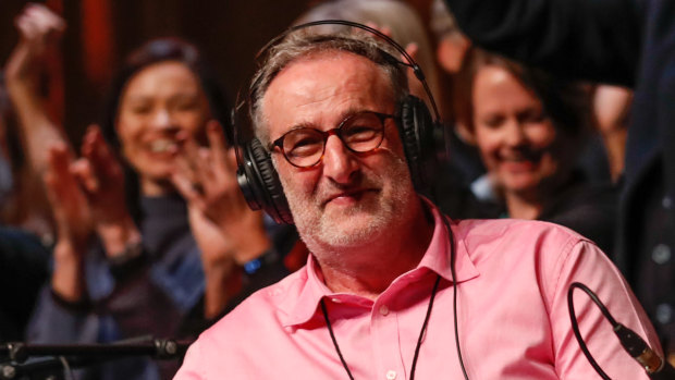 Jon Faine's final show ends with tears and song