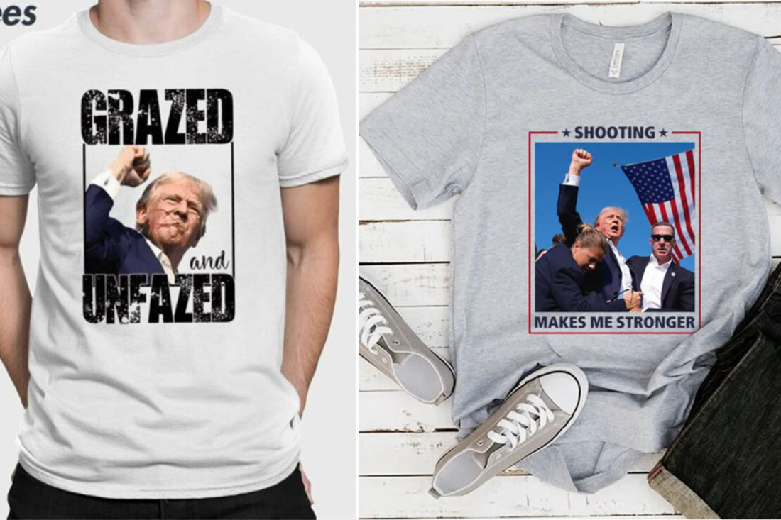 Donald Trump shooting: Trump T-shirts go viral