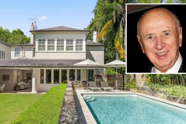 Former Rich Lister Charles Curran to sell $29m Woollahra home