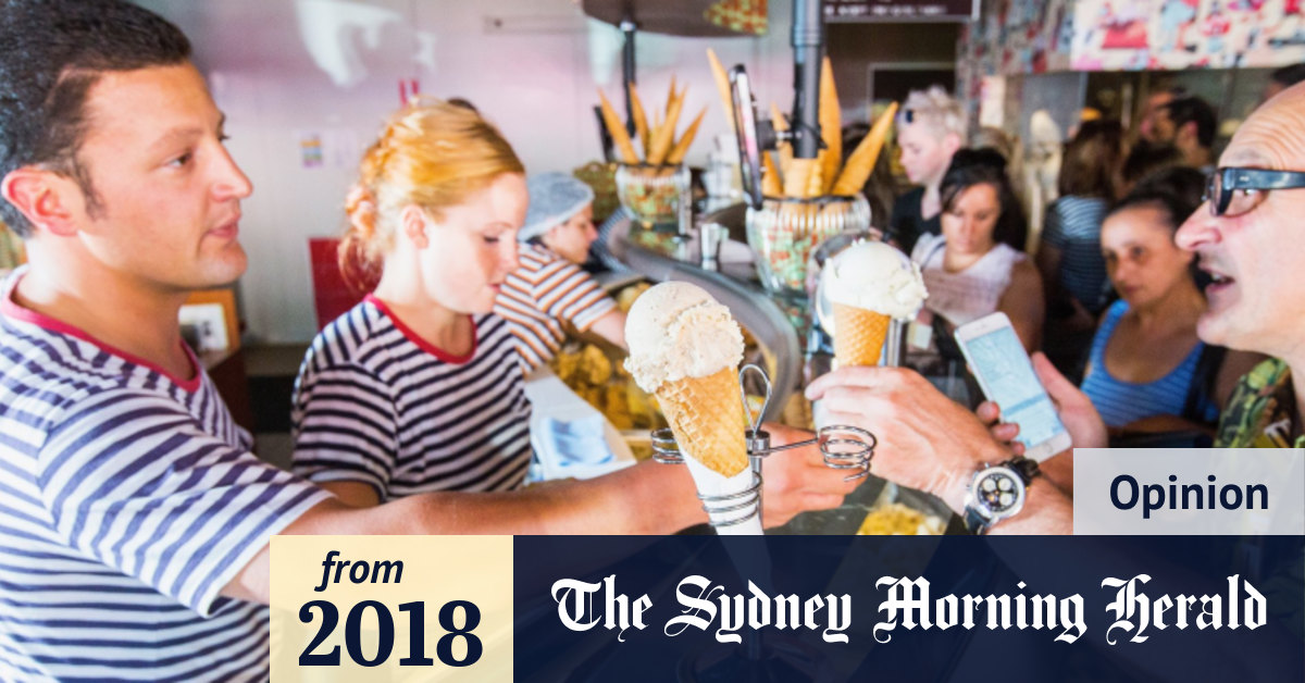 Why we're happy to queue for 30 minutes ... for an ice-cream