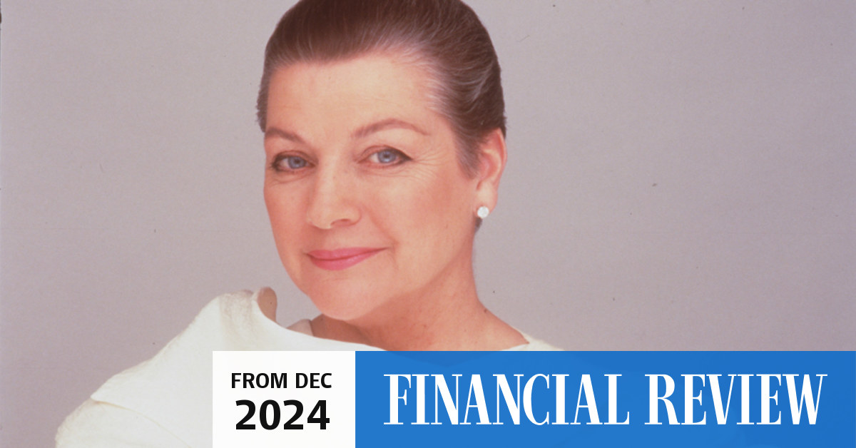 Maggie Tabberer, model, fashion icon, Australian Women’s Weekly fashion ...