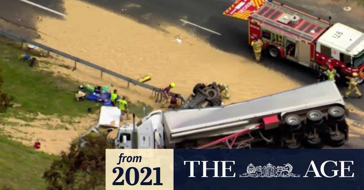 Calder Freeway crash: Child dead, multiple people in critical condition ...