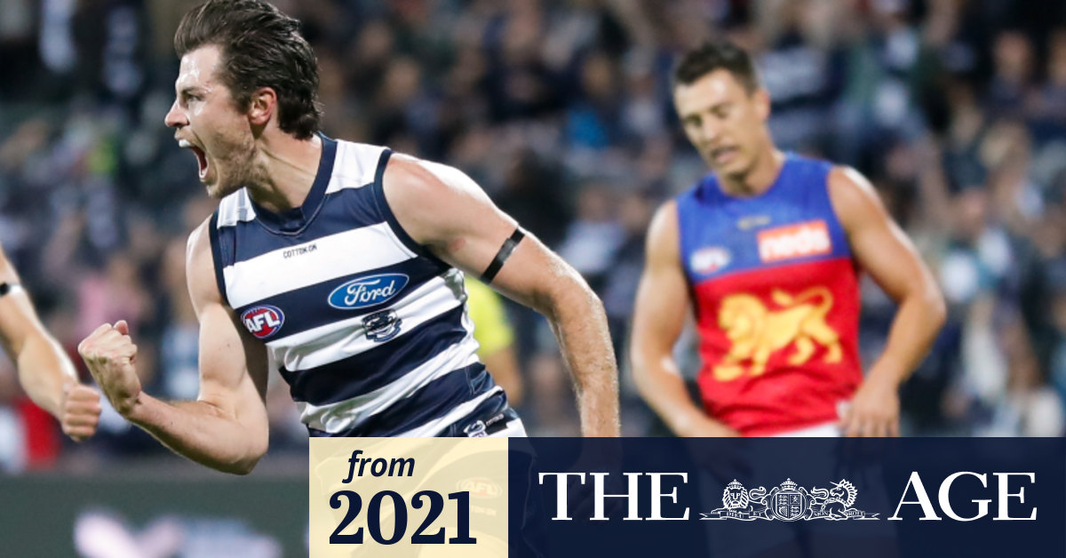 AFL 2021: Isaac Smith goal gives Geelong Cats thrilling win