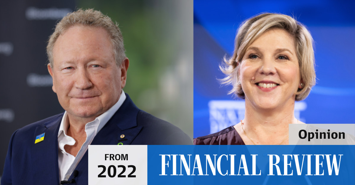 Why do the chairmen of Fortescue and Tesla, Andrew Forrest and Robyn ...