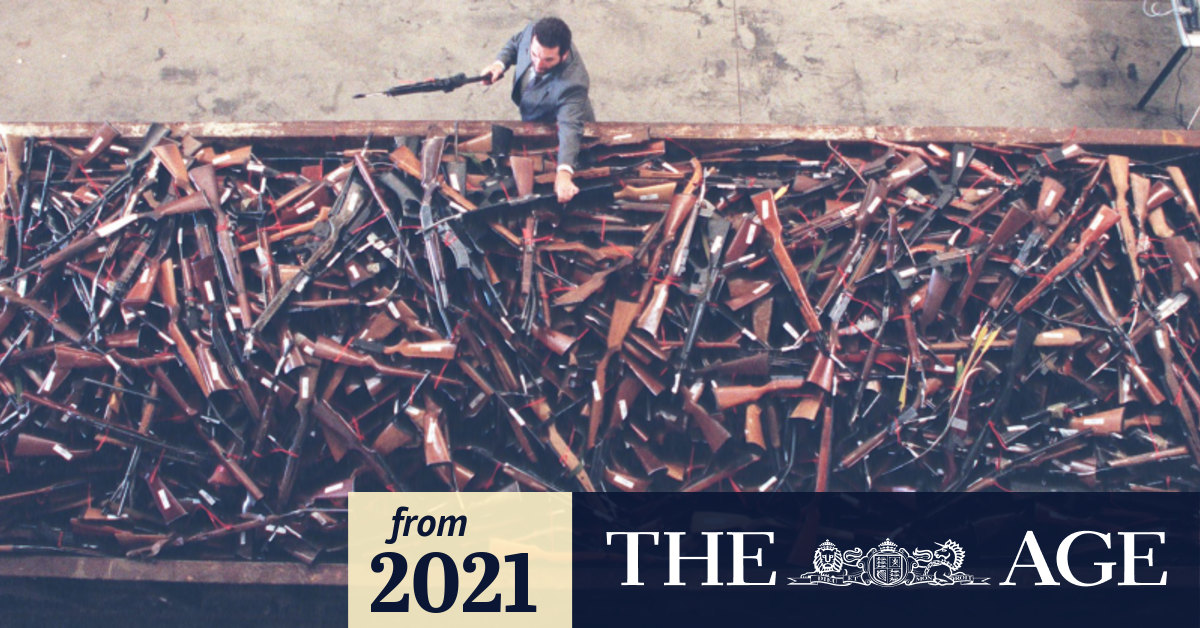 From the Archives, 1996: Thousands of guns crushed in wake of Port Arthur