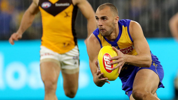West Coast Eagles' Dom Sheed eyes midfield squeeze