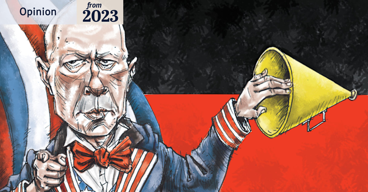 Voice to parliament: Peter Dutton’s says ‘No’ with an American accent