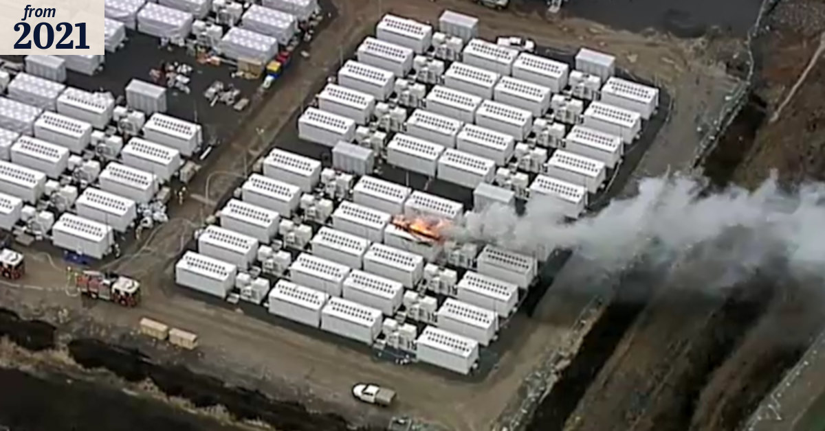 Tesla Big Battery blaze extinguished after three days
