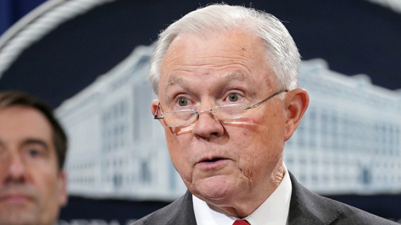 Jeff Sessions, US Attorney-General, fired by Donald Trump