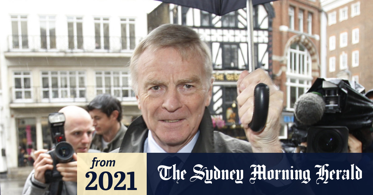 Max Mosley dominated Formula One and waged war on the tabloid press