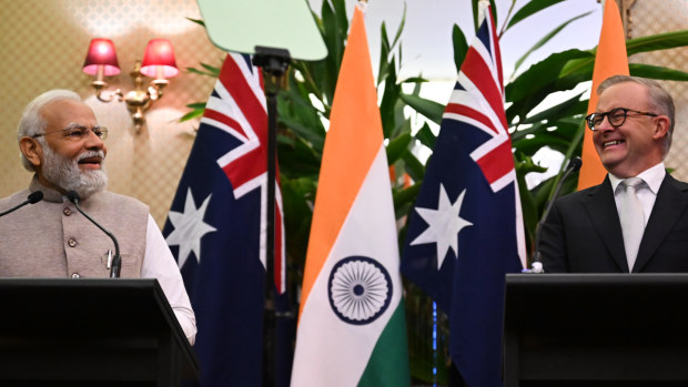 Narendra Modi Australia: Anthony Albanese and Indian PM ink migration deal