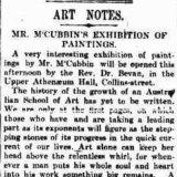What the girl saw: a McCubbin that sat beside a masterpiece