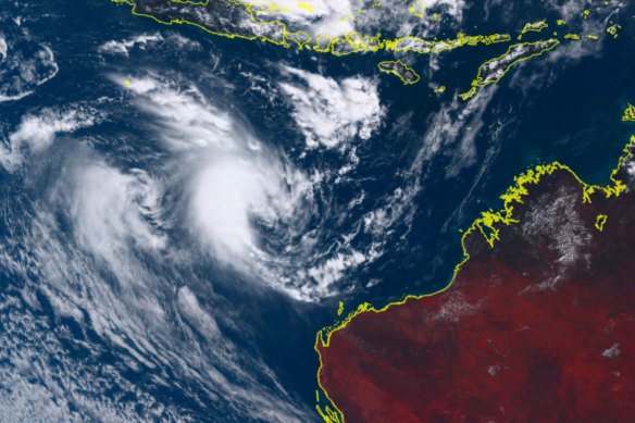 Rare clash of tropical tempests expected off WA coast ‘like two planets ...