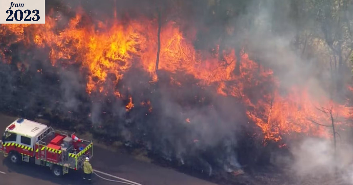 NSW fires: Orchard Hills Public School evacuated as grass fire ...